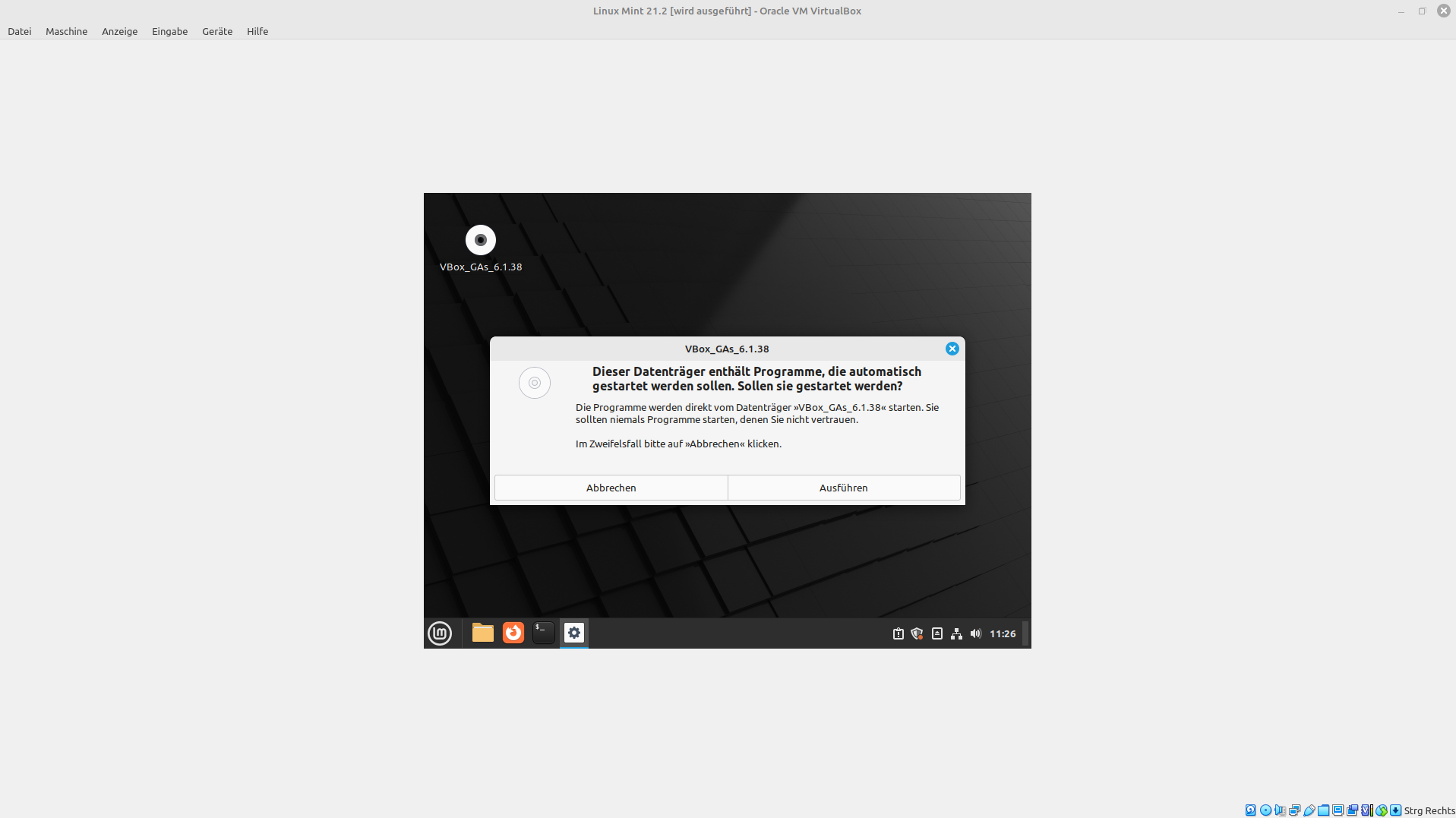 Linux Mint in Virtual Box installieren – Bashinhos OSINT Tipps